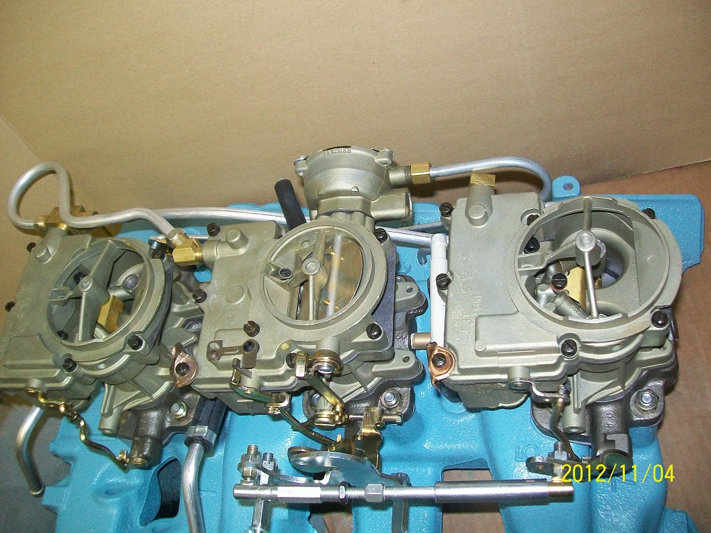 1964 Tripower Linkage Kit Rod and Plunger Style – Pontiac Tripower