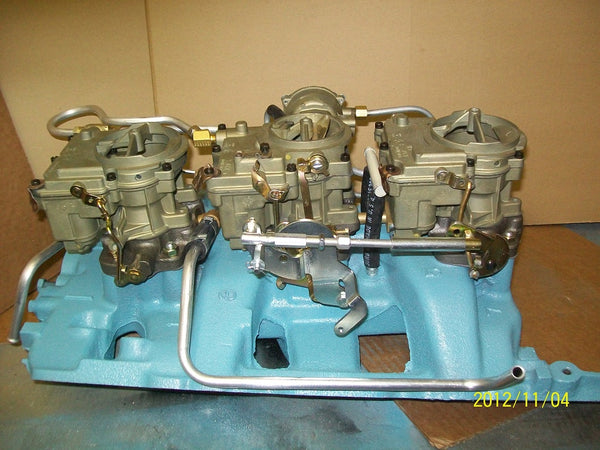 1964 Tripower Linkage Kit Rod and Plunger Style – Pontiac Tripower